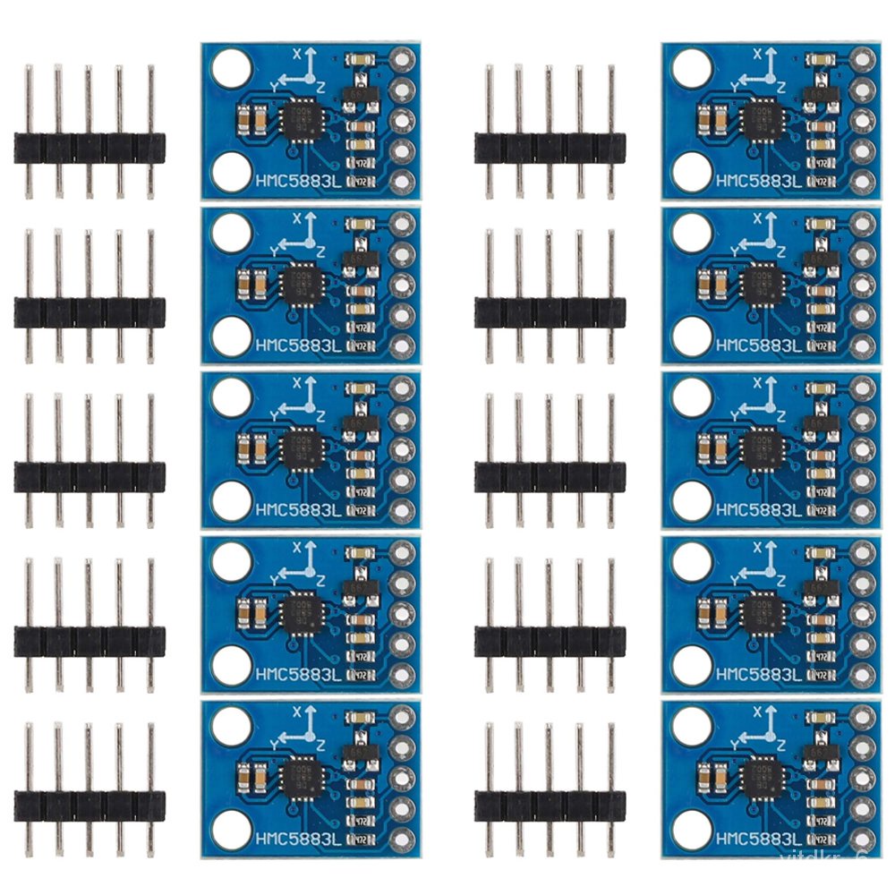 促销活动10pcs Gy 273 3v 5v Hmc5883l Triple Axis Compass Magnetometer Sensor Module Three Axiseos 7547