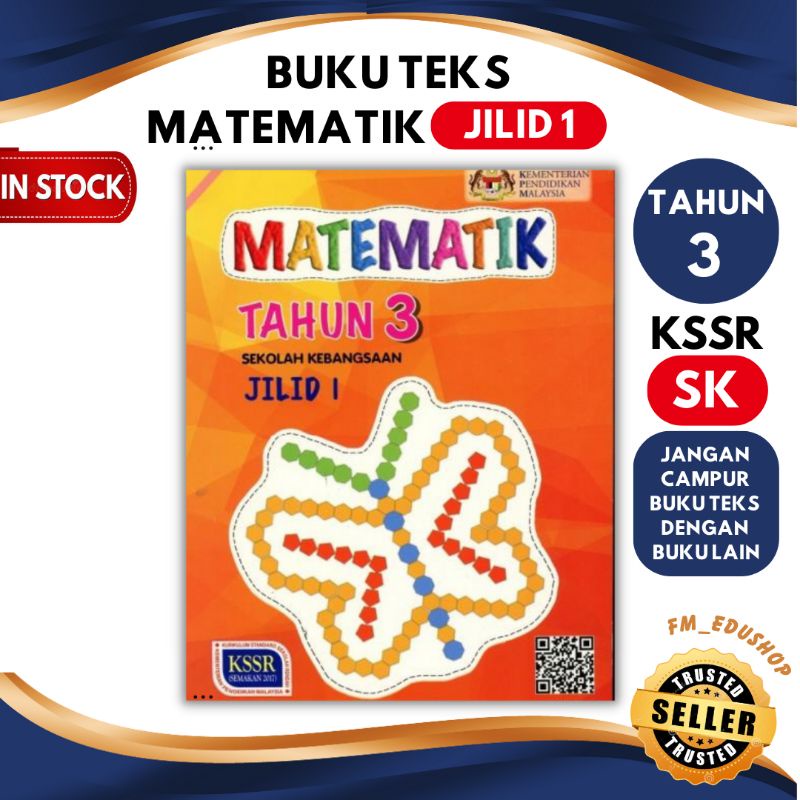 Buku Teks Matematik Tahun 3 Jilid 1 SK Dewan Bahasa Dan Pustaka DBP ...