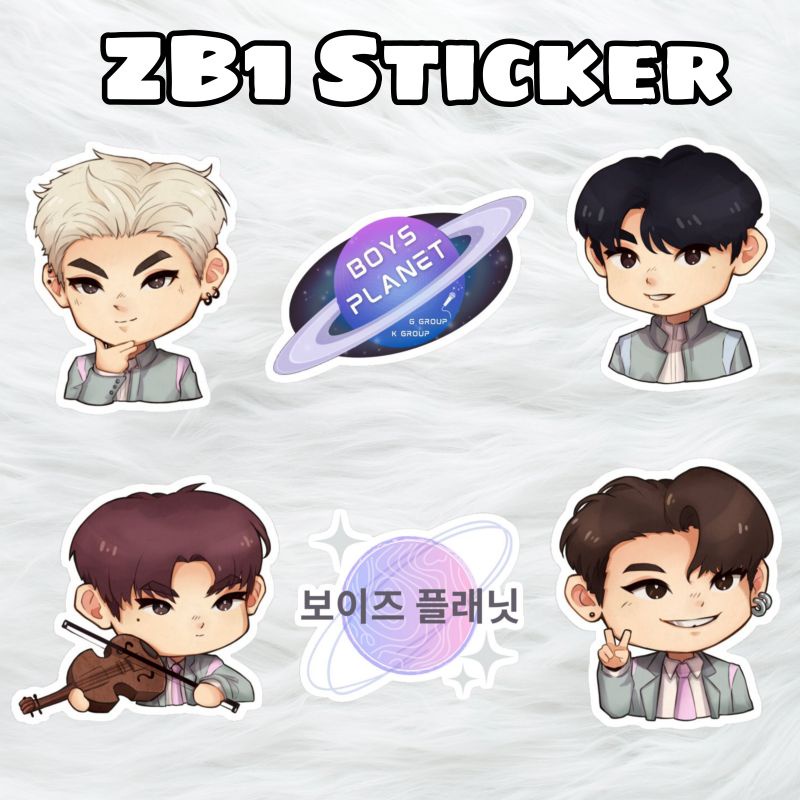 ZEROBASEONE Sticker ZB1 (LAMINATED) | Shopee Malaysia