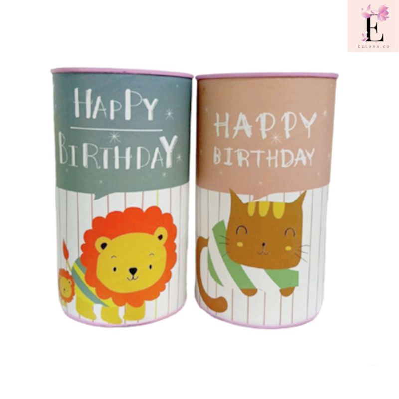 Tabung Kartun Animal Lion Monkey | Piggy Bank Kids | Saving Money Coin ...