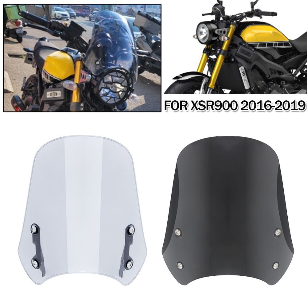 Motorcycle Windshield For Yamaha XSR900 XSR 900 2016 17 2018 2019 2020 ...
