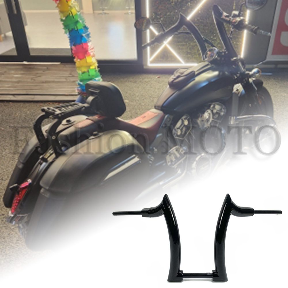 Motorcycle 2 inches 50MM Custom horn handlebars 12"; 14"; 16"; For ...