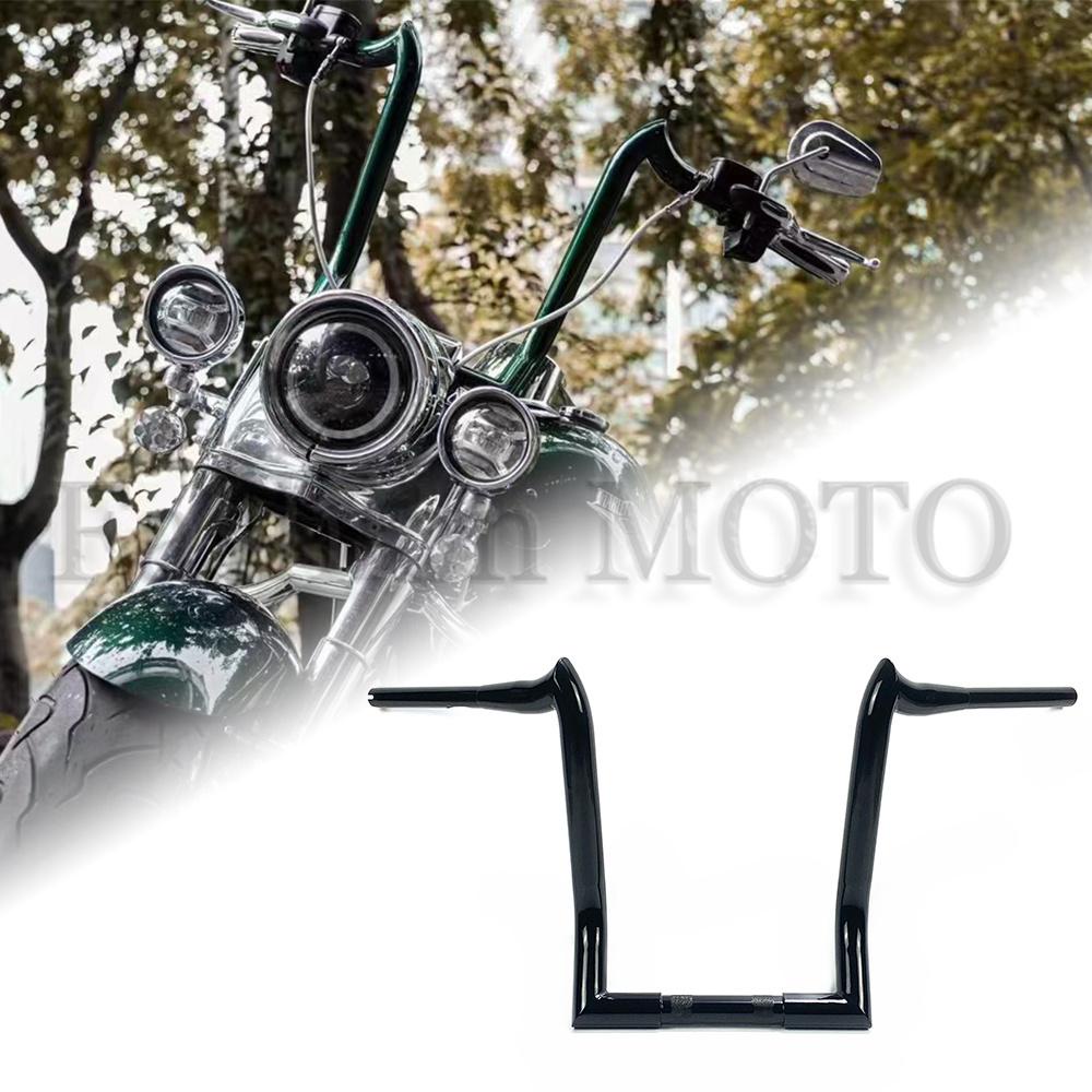 Motorcycle 1-1/4 Custom Goat Horn Handlebars for Harley Softtail LOW ...