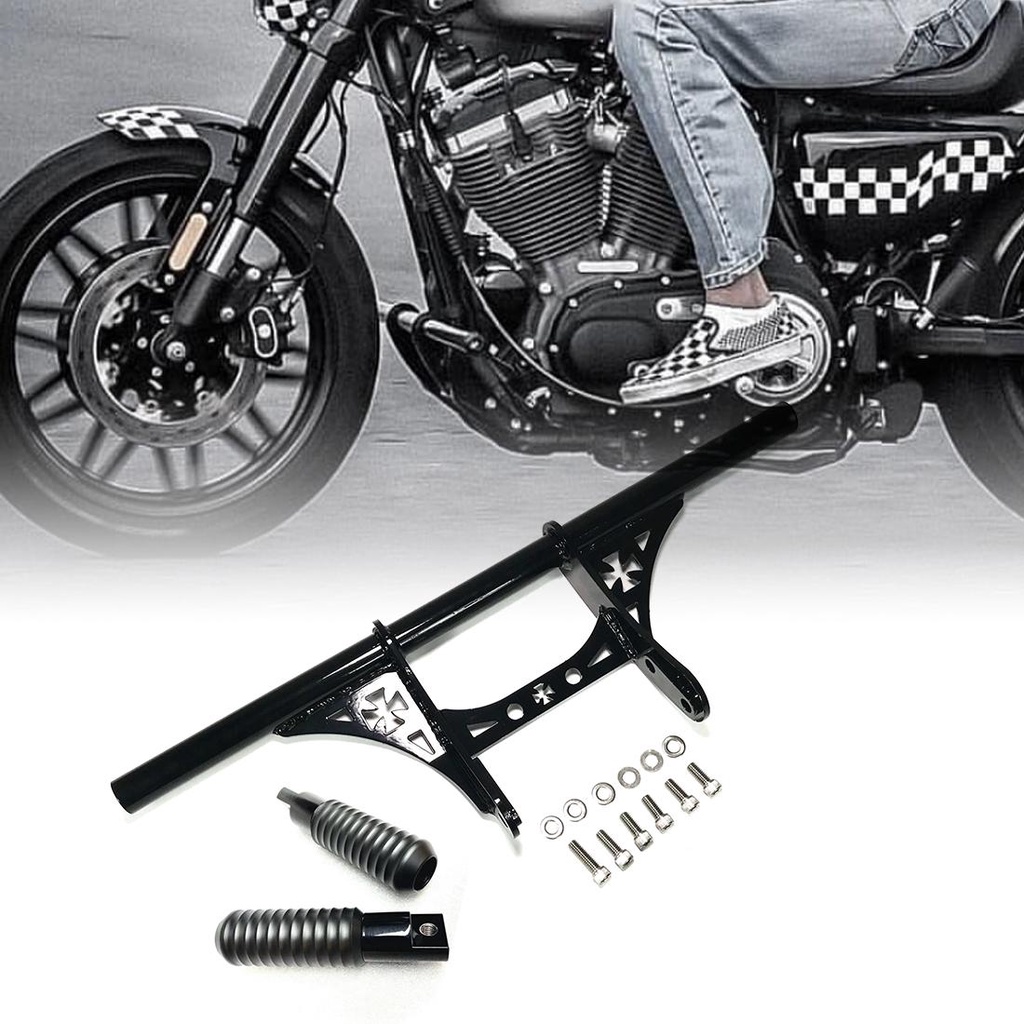 Motorcycle black CR Competitive protection bar one-word bumper for Harley XL883 1200 X48 engine ...