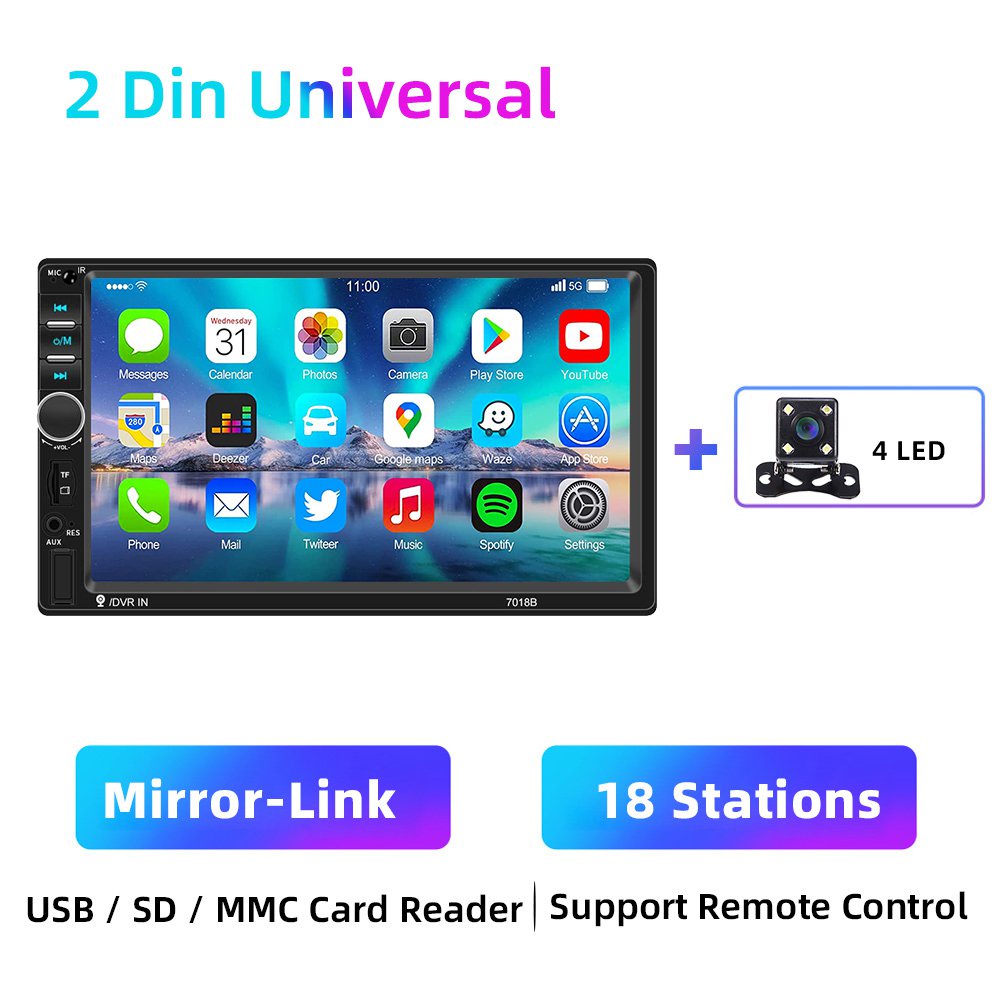 💥NEW Arrival💥Podofo 2 din Car Radio 7"; HD Autoradio Multimedia Player Auto audio Car Stereo MP5 ...