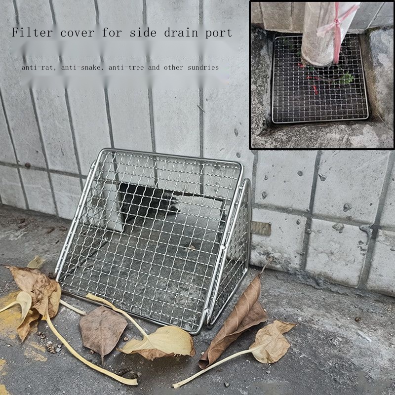 Sewer Rodent-Proof Filter Cover, Courtyard Balcony Side, Wall Drain ...
