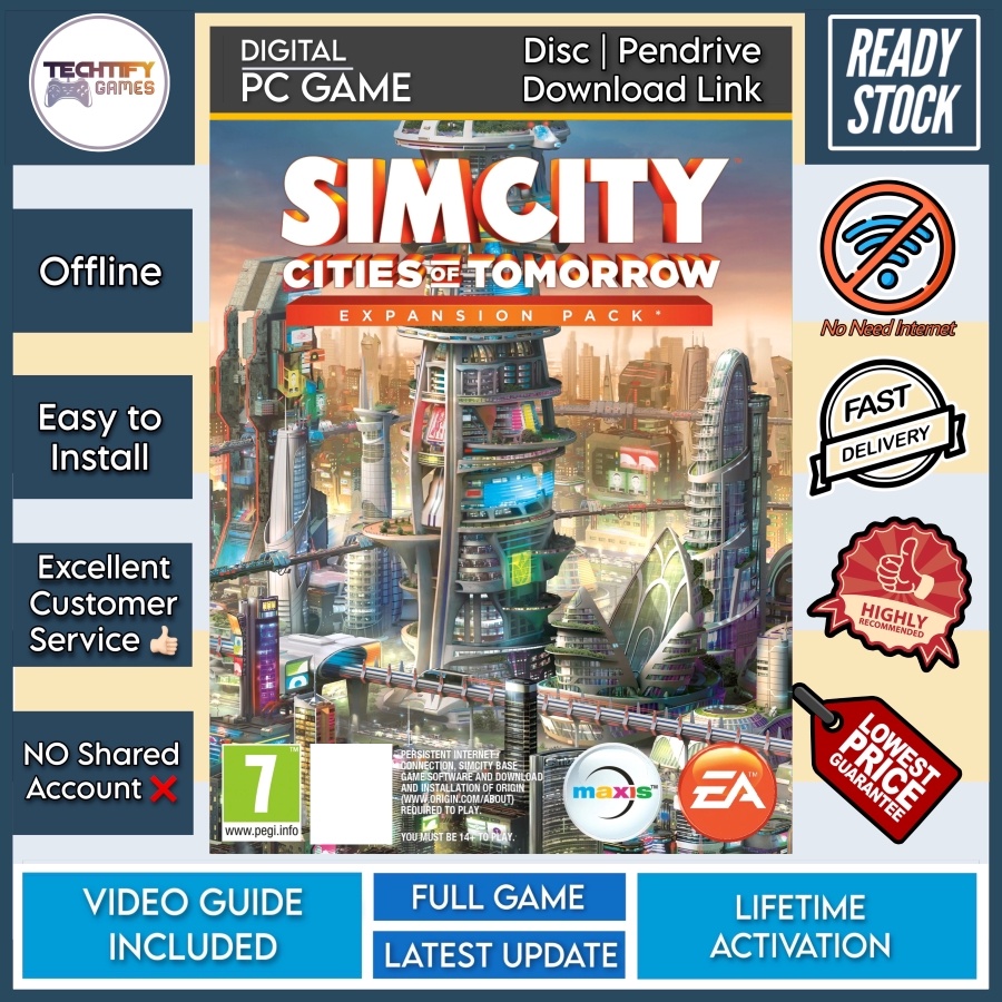 [PC Game] SimCity Deluxe Edition (v10.1 + DLC: Cities Of Tomorrow ...