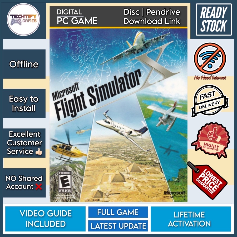 [PC Game] Flight Simulator X Steam Edition - Offline [Disc | Pendrive ...