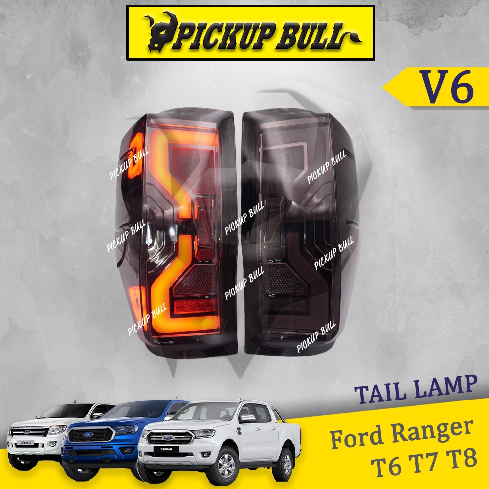 Ford Ranger Tail Lamp T6 T7 T8 XLT Wildtrak Raptor LED Tail Lamp Light ...