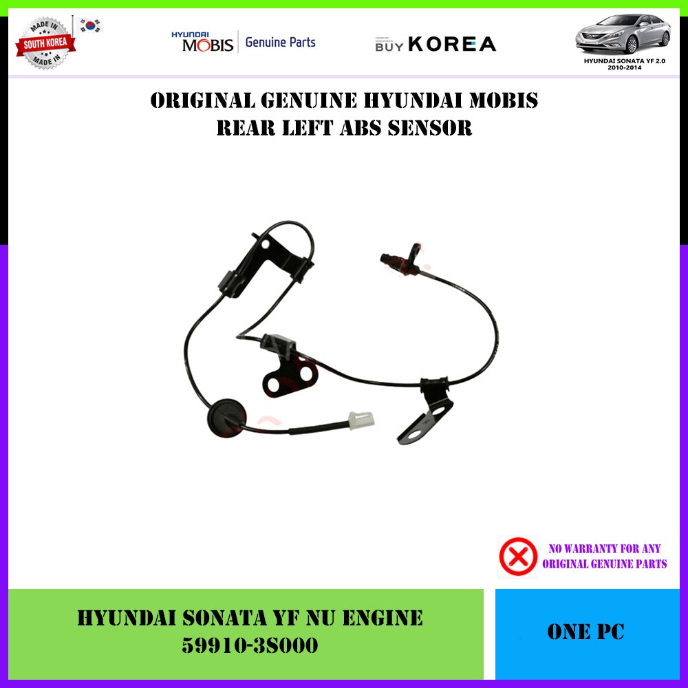 Hyundai Sonata YF Nu Engine Facelift Rear Genuine Mobis ABS Sensor ...
