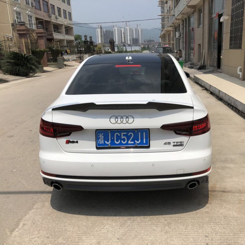 For Audi A4 B9 4 door sedan 2016 2017 2018 M4 style high quality carbon ...