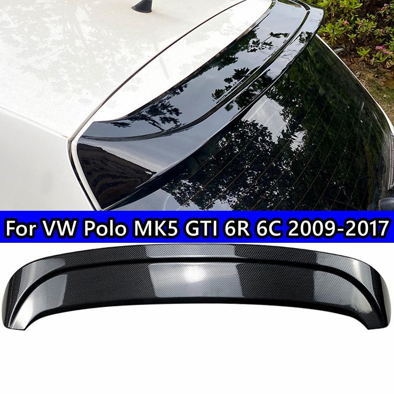 For VW Polo MK5 GTI 6R 6C 2009-2017 Rear Trunk Spoiler Wing ABS Gloss ...