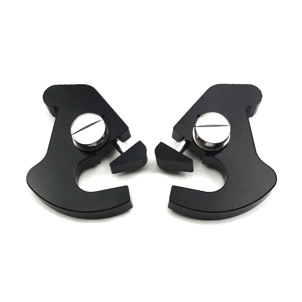 Black Detachables Sissy Bar Backrest Luggage Rack Docking Latch Clips ...