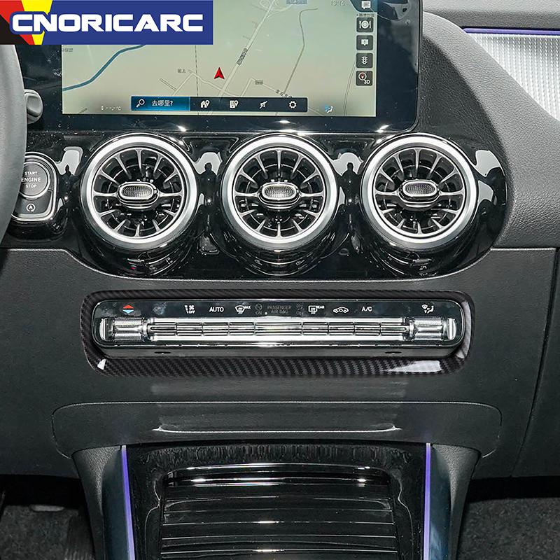 Carbon Fiber Stying Car Accessories Air Conditioner Switch Frame For ...