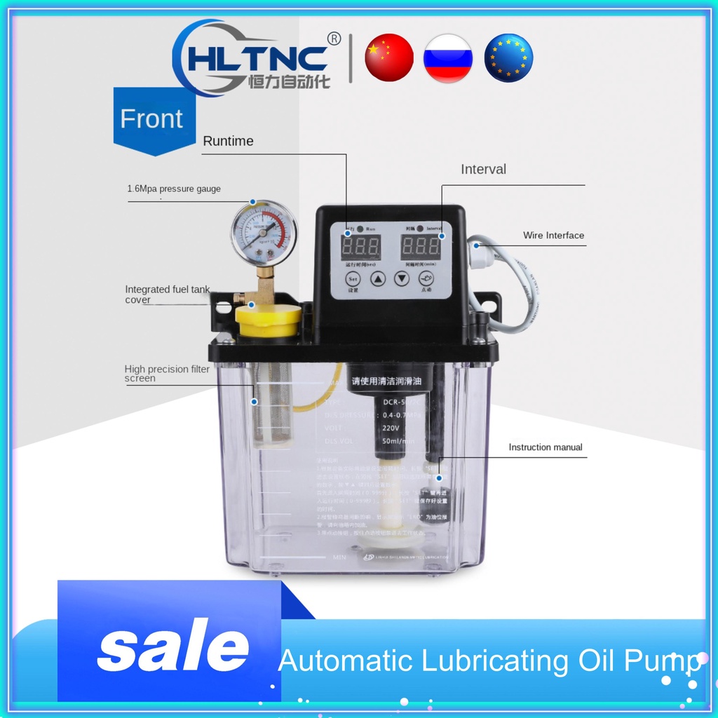 Automatic Lubricating Oil Pump Electric Oiler Machine Tool Cnc Lathe ...