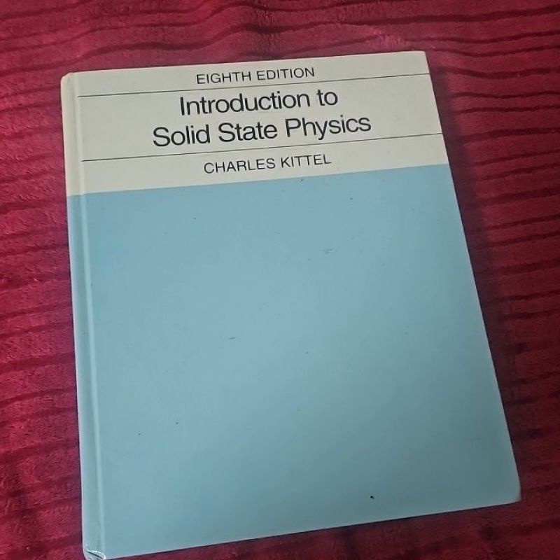 Introduction to Solid State Physics (Eighth Edition) | Shopee Malaysia