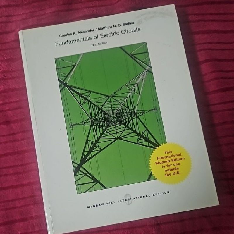 Fundamentals of Electric Circuits (Fifth Edition) | Shopee Malaysia