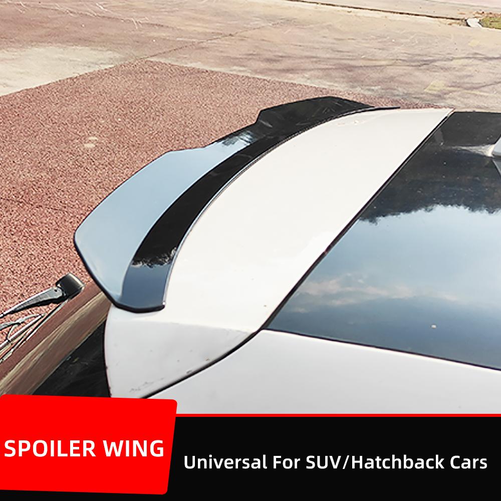 Universal Car Spoiler Hatchback SUV Rear Roof Trunk Lid Lip Wings ABS ...
