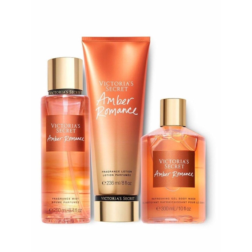 Victoria's Secret_ Amber Romance Combo Set 3in1 + Free Paper Bag ...
