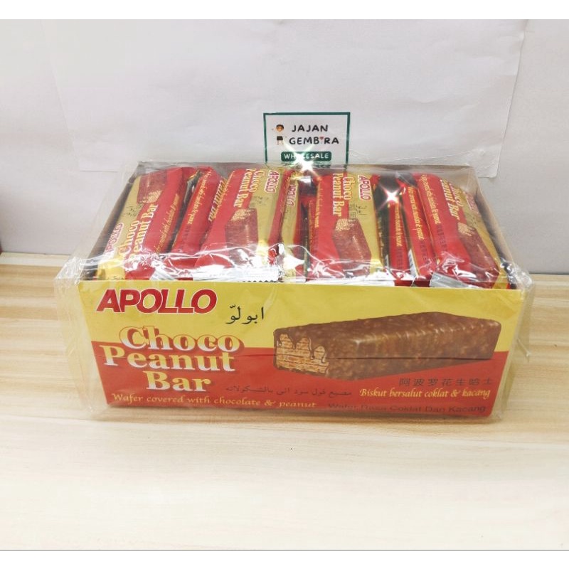36pcs Apollo Choco Peanut Bar(HALAL) | Shopee Malaysia