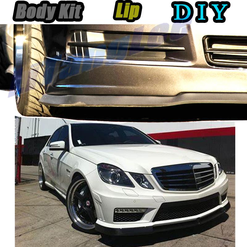Car Bumper Lip Front Spoiler Skirt Deflector For Mercedes Benz E MB ...