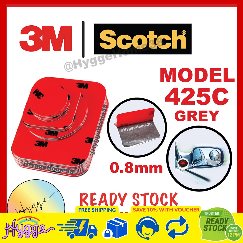 3M CP5108 Double Sided Tape Heavy Duty Super Strong Car Scotch VHB ...
