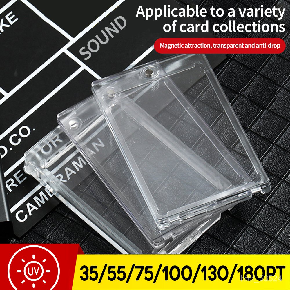 Get gifts/QM 35-180PT TCG Card Acrylic Transparent Collection Sleeves ...