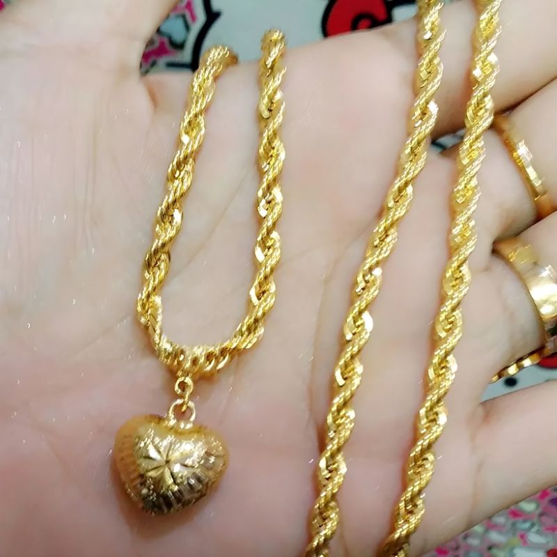 💋 COP 916 PERSIS ORI 💋 EMAS KOREA RANTAI LEHER ( NECKLACE ) 💋 | Shopee Malaysia