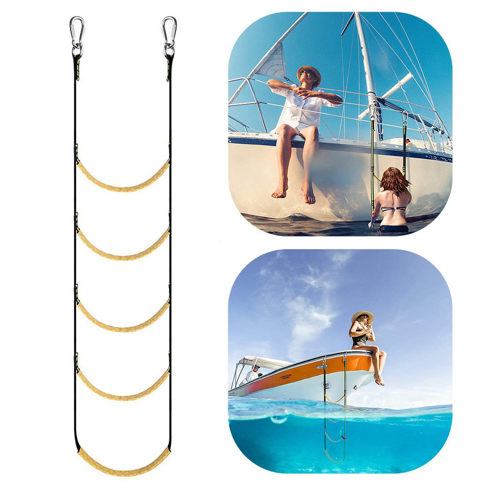 3/4/5 Step Boat Rope Ladder Boat Rope Ladder Extension Assist Boat ...