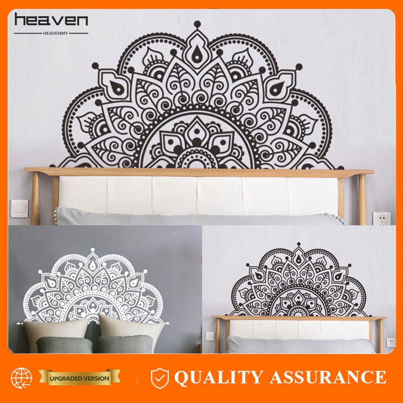 Yoga Hinduism Buddha Vinyl Wall Sticker Decal Gym Lotus Ganesha Mandala ...