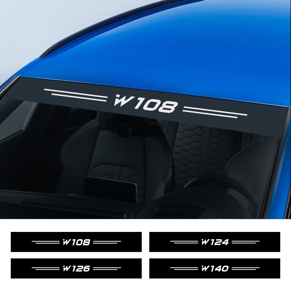 Car Windshield Stickers For Mercedes Benz W124 W126 W140 W168 W169 W176 ...