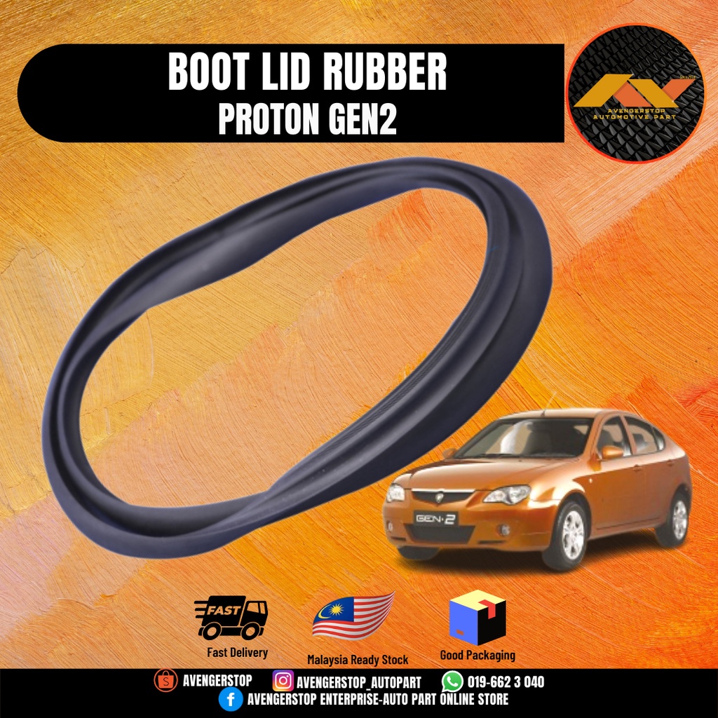 PROTON GEN2 REAR BOOT LID BONNET RUBBER GETAH BONET BELAKANG | Shopee ...