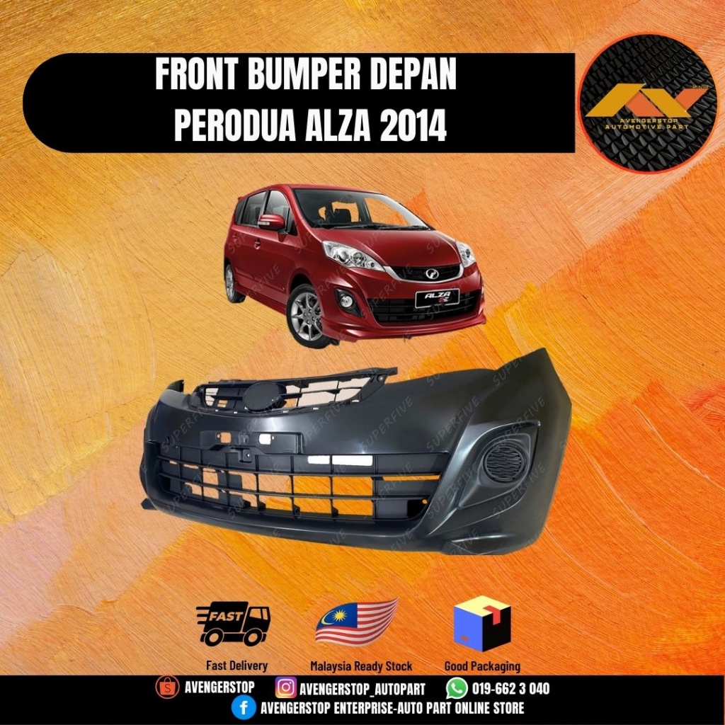 **ORIGINAL PERODUA ALZA 2014/ NEW MODEL FRONT BUMPER PLASTIC PP ...