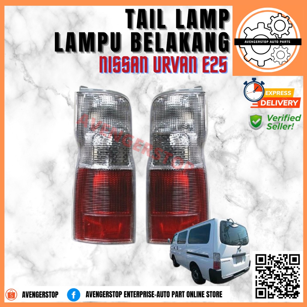 NISSAN URVAN E25 TAIL LAMP LAMPU BELAKANG LIGHT NEW HIGH QUALITY | Shopee Malaysia