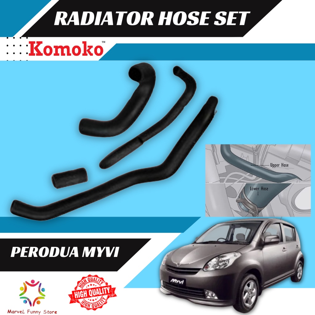 Perodua Myvi 1.3 Radiator Hose Set | Shopee Malaysia