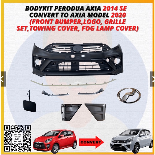 Perodua Axia 2020 G Spec Axia Av 2019 Front Bumper Depan Rear Bumper ...