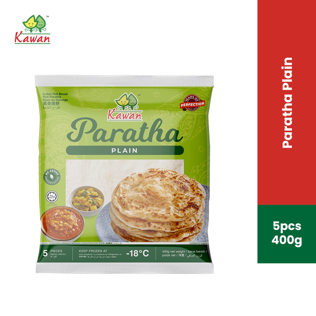 KAWAN Plain Paratha (5 pcs - 400g) | Shopee Malaysia