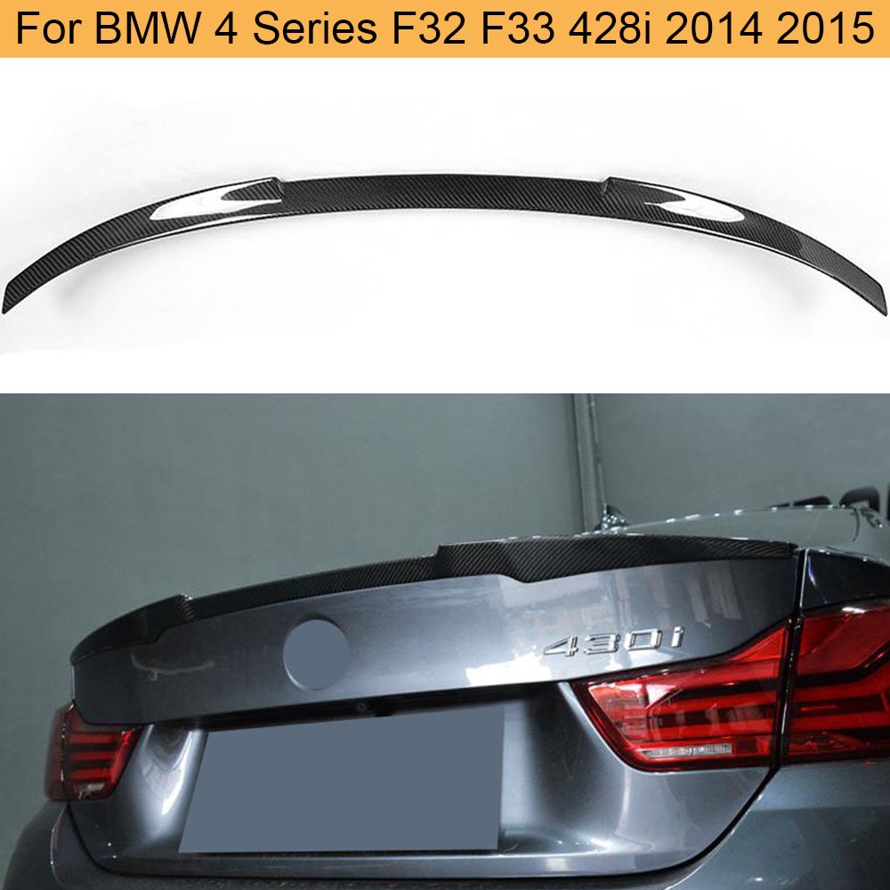 Carbon Fiber Rear Trunk Spoiler Lip Wing For BMW 4 Series F32 F33 Coupe ...