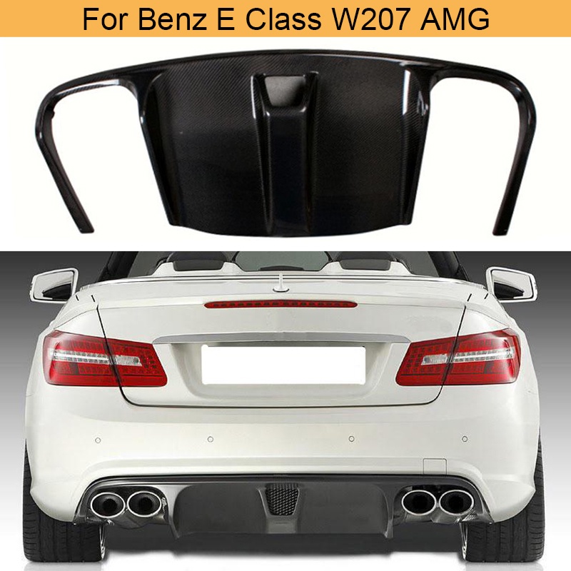 Carbon Fiber Car Rear Bumper Diffuser Lip for Mercedes Benz W207 C207 ...