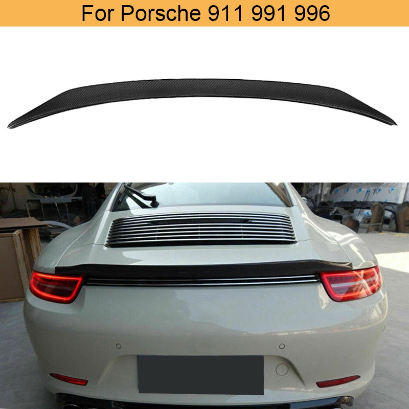 Car Rear Spoiler Window Wing Lip Carbon Fiber for Porsche 911 991 996 ...