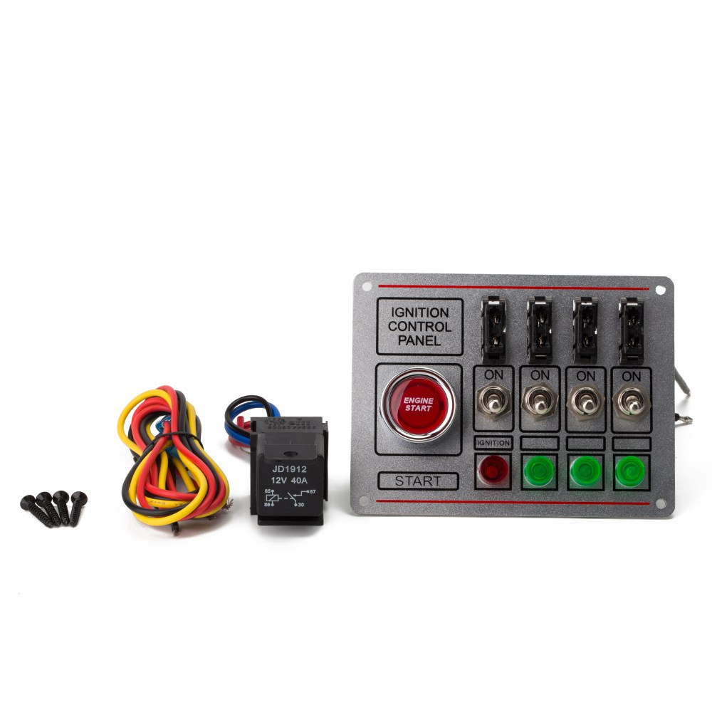 12V 40A switch panel For racing car Ignition Switch toggle quick off ...