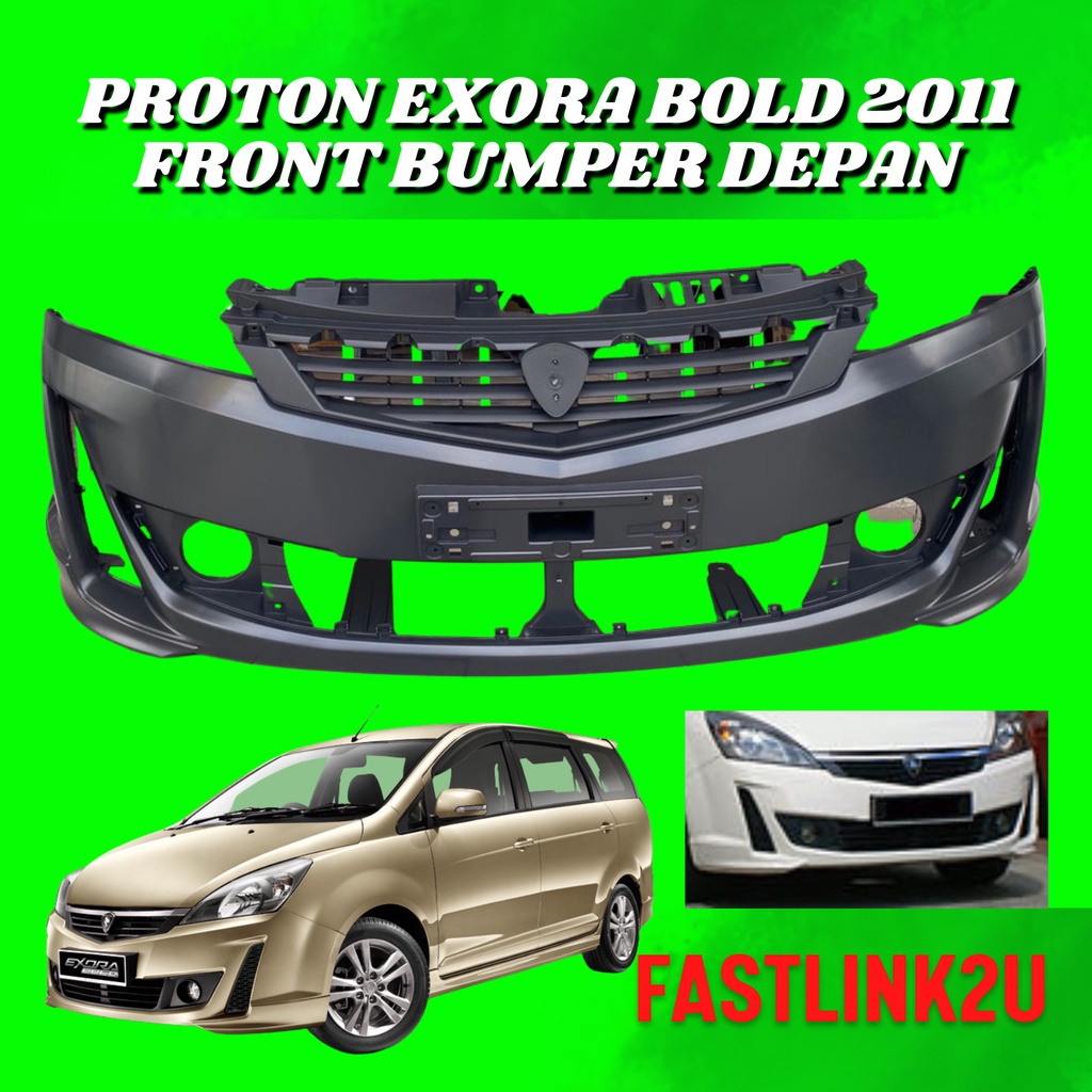 Fastlink Proton Exora Bold 2011 - 2024 Front Bumper Depan PP Material ...
