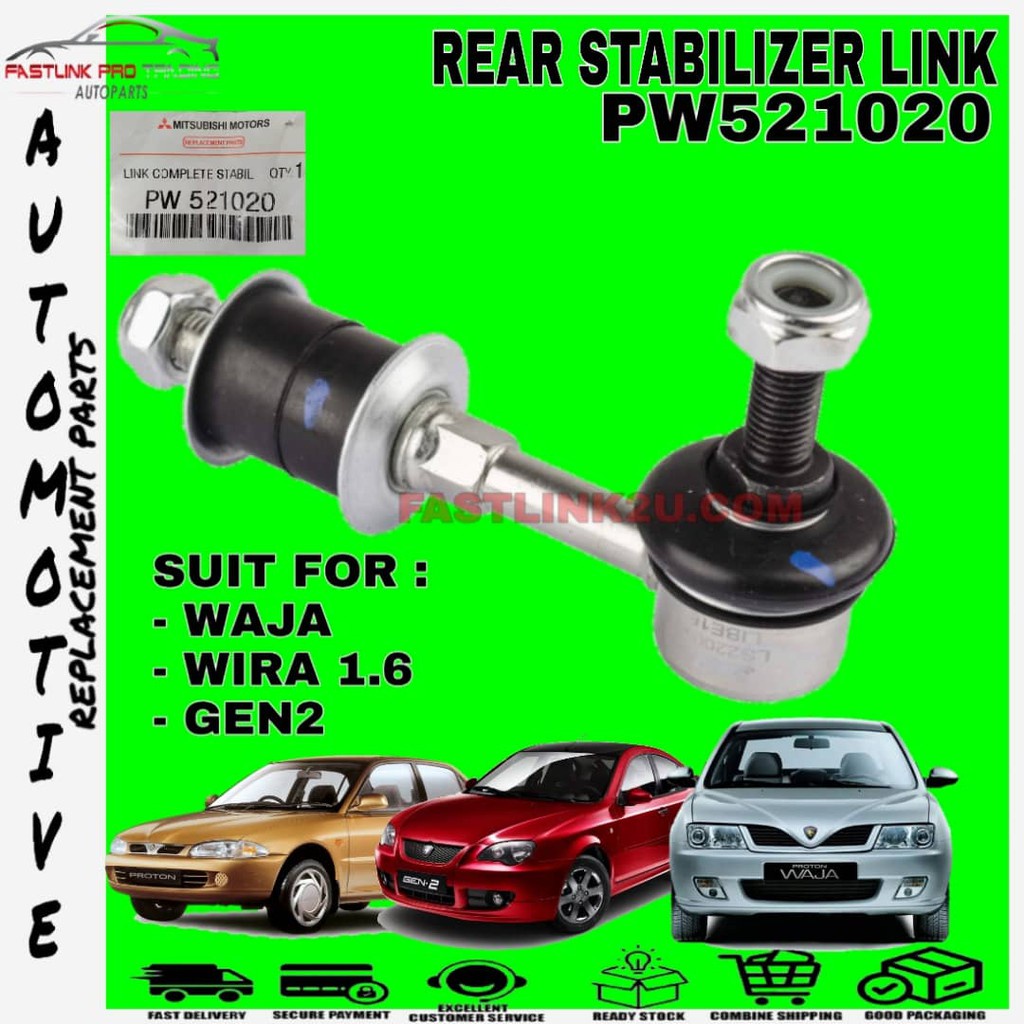 ORIGINAL PROTON STABILIZER LINK REAR BELAKANG PROTON WIRA WAJA (WITH ...