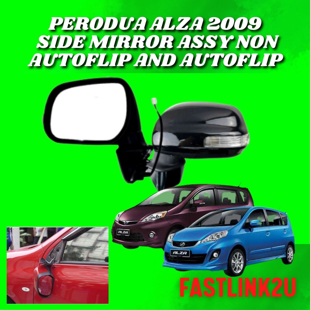 Fastlink Perodua Alza 2009 - 2018 Side Mirror Assy Non Autoflip And ...