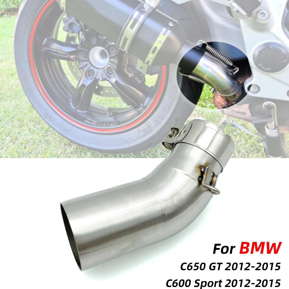 REALZION C600 C650GT Motorcycle Exhaust Muffler Modify Middle Link Pipe ...