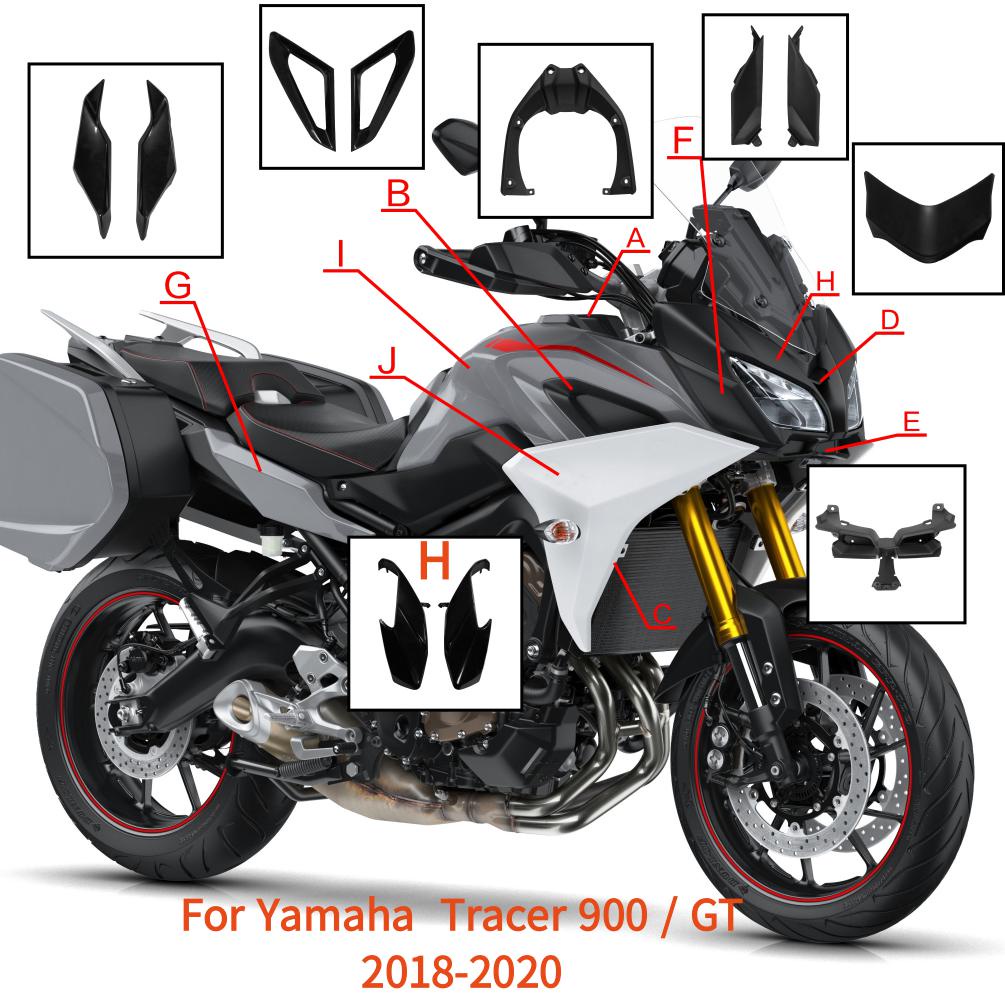 For Yamaha Tracer 900 GT 2018-2020 Inection Panel Bodywork Frame ...