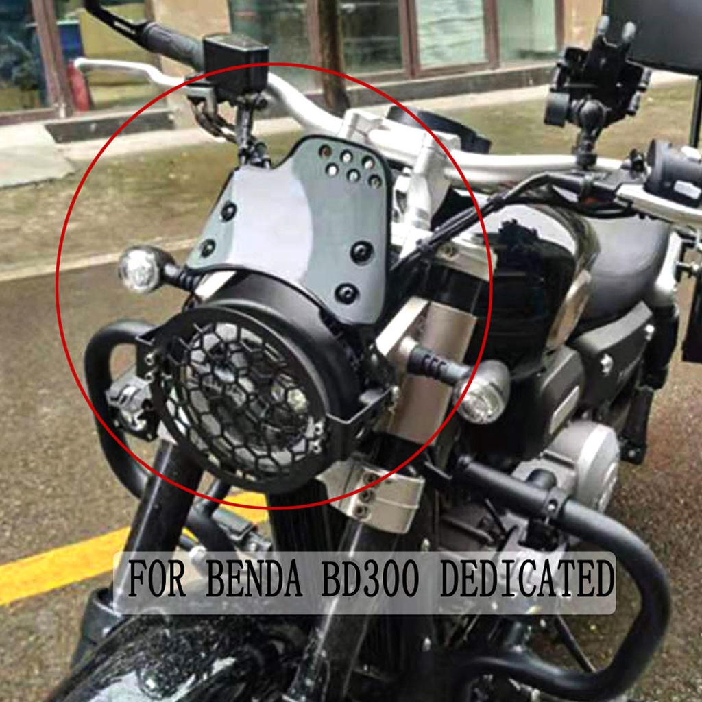 BENDA BD300 Motorcycle Windshield Wind Shield Protection BENDA For BENDA BD300 BD 300 | Shopee ...