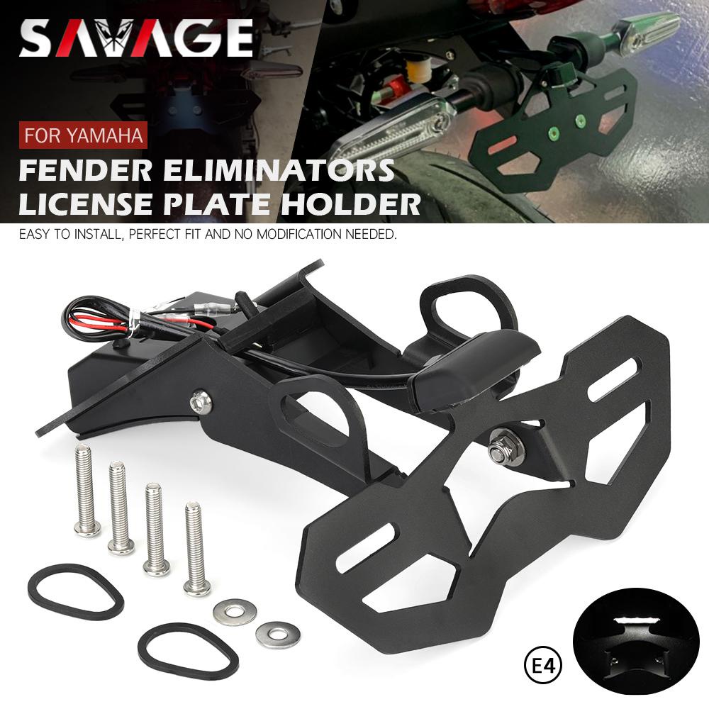 MT09 2021 License Plate Holder For YAMAHA MT 09/SP 2022 2023 Motorcycle Tail Tidy Fender ...