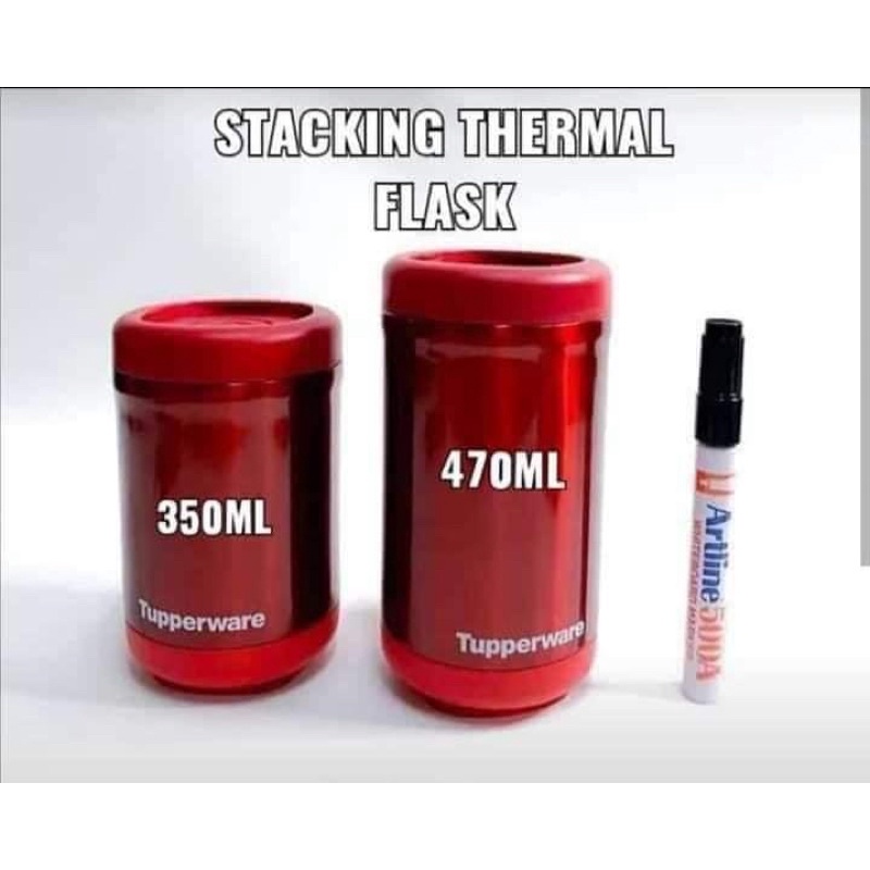 Tupperware - Stacking Thermal Flask(1) 470ml | Shopee Malaysia