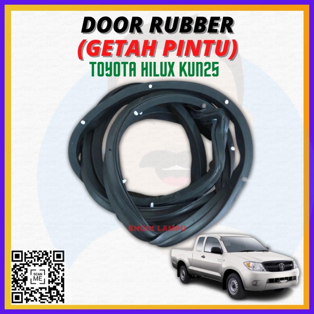 FASTLINK TOYOTA HILUX KUN25 DOOR RUBBER GETAH PINTU 100% NEW | Shopee ...
